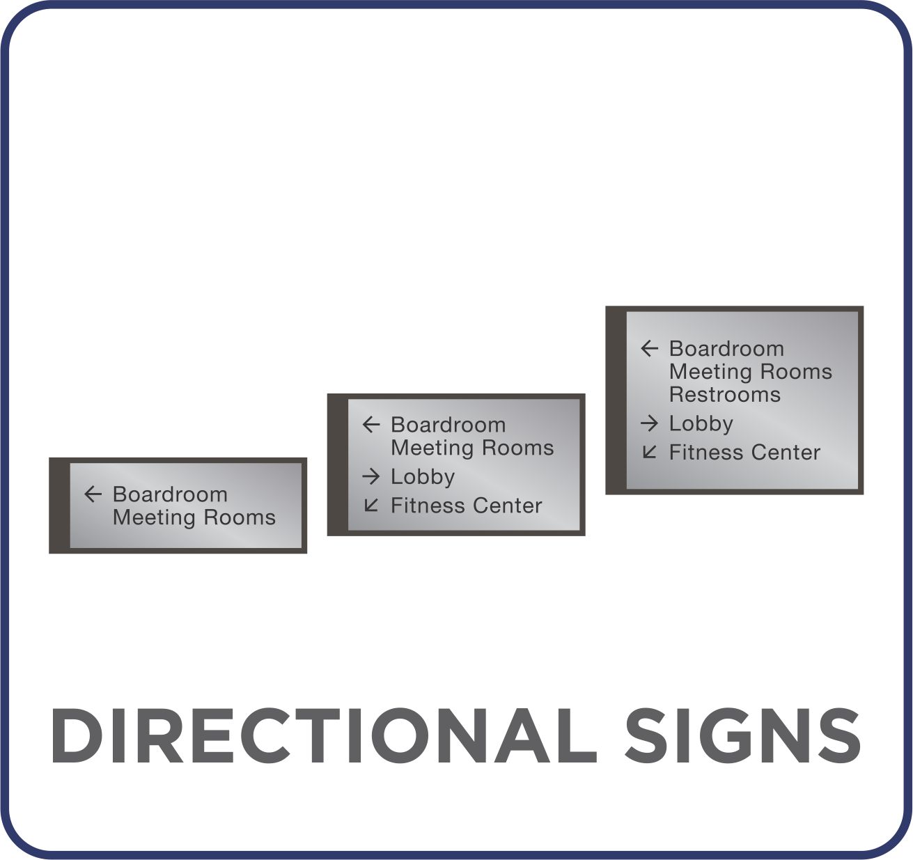 Cambria Directional Signs - Cambria 2020 - Cambria